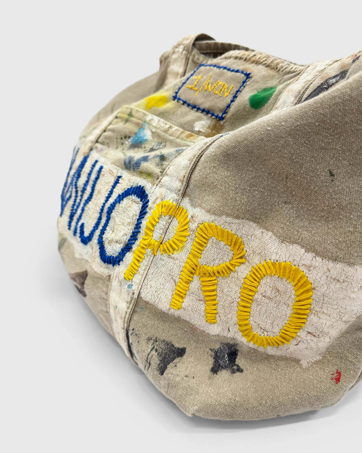 1/WON Word Bag - Yellow/Blue – DannijoPro